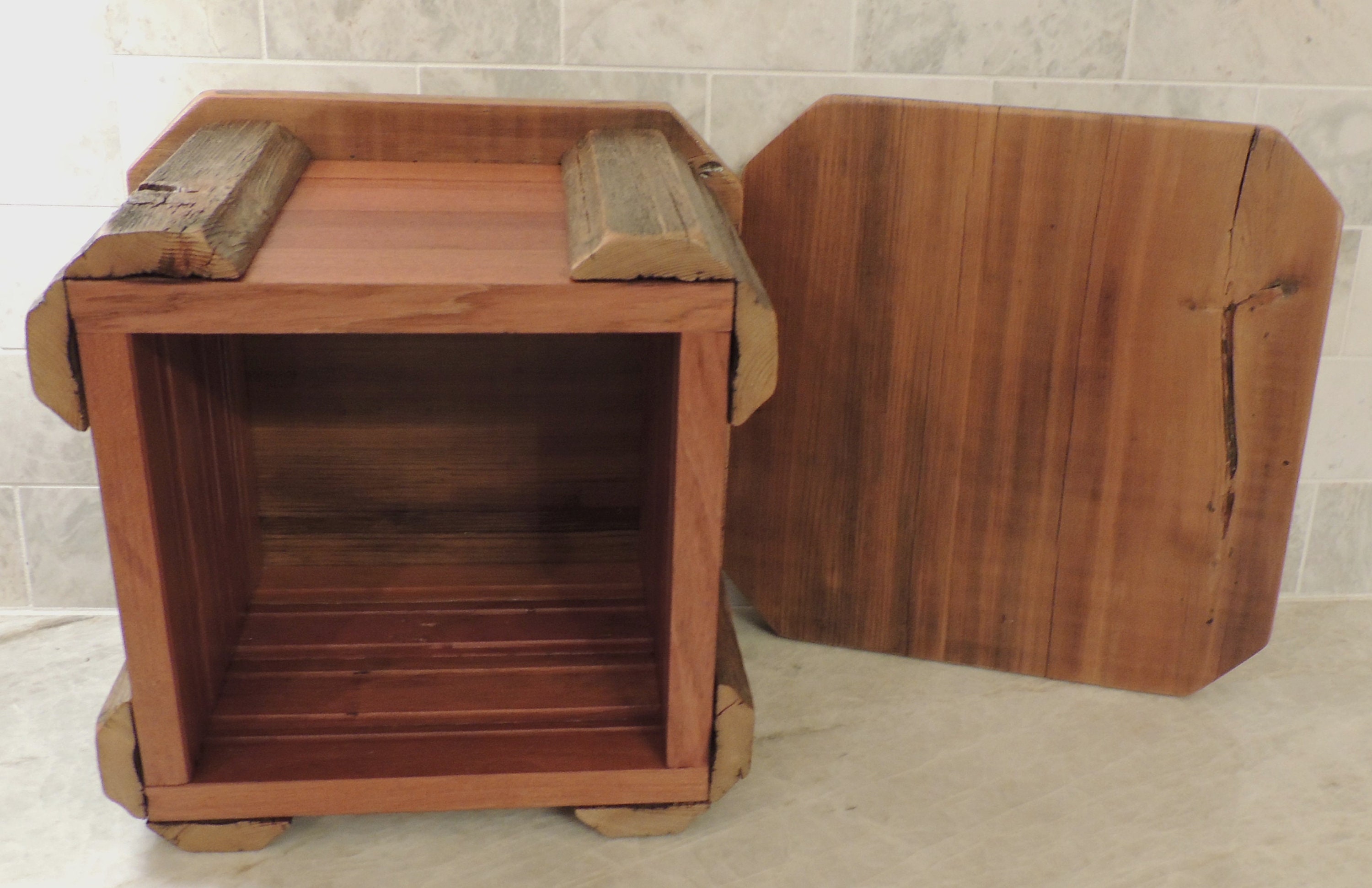 Handcrafted Barn Wood & Cherry Cremation Urn - Etsy
