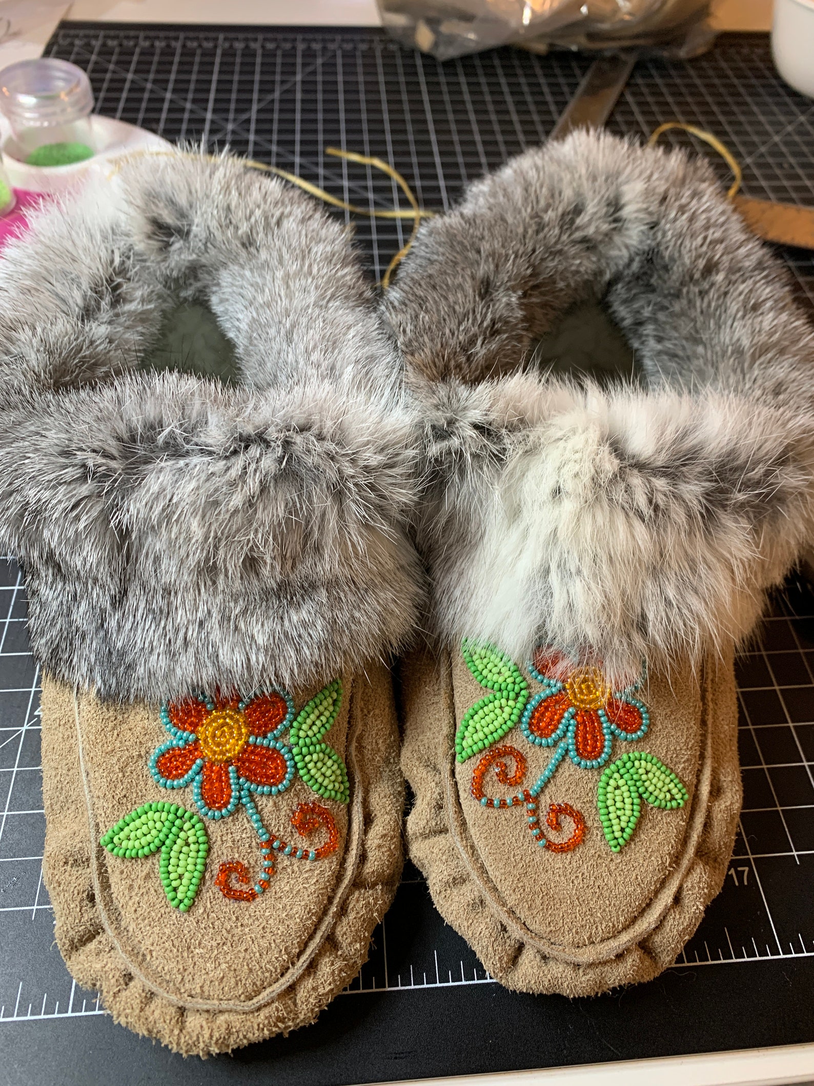 Native Indian Moccasin hand beaded moccasin moccasin | Etsy
