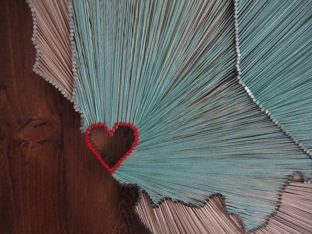 State String Art Country String Art Provence String Art | Etsy