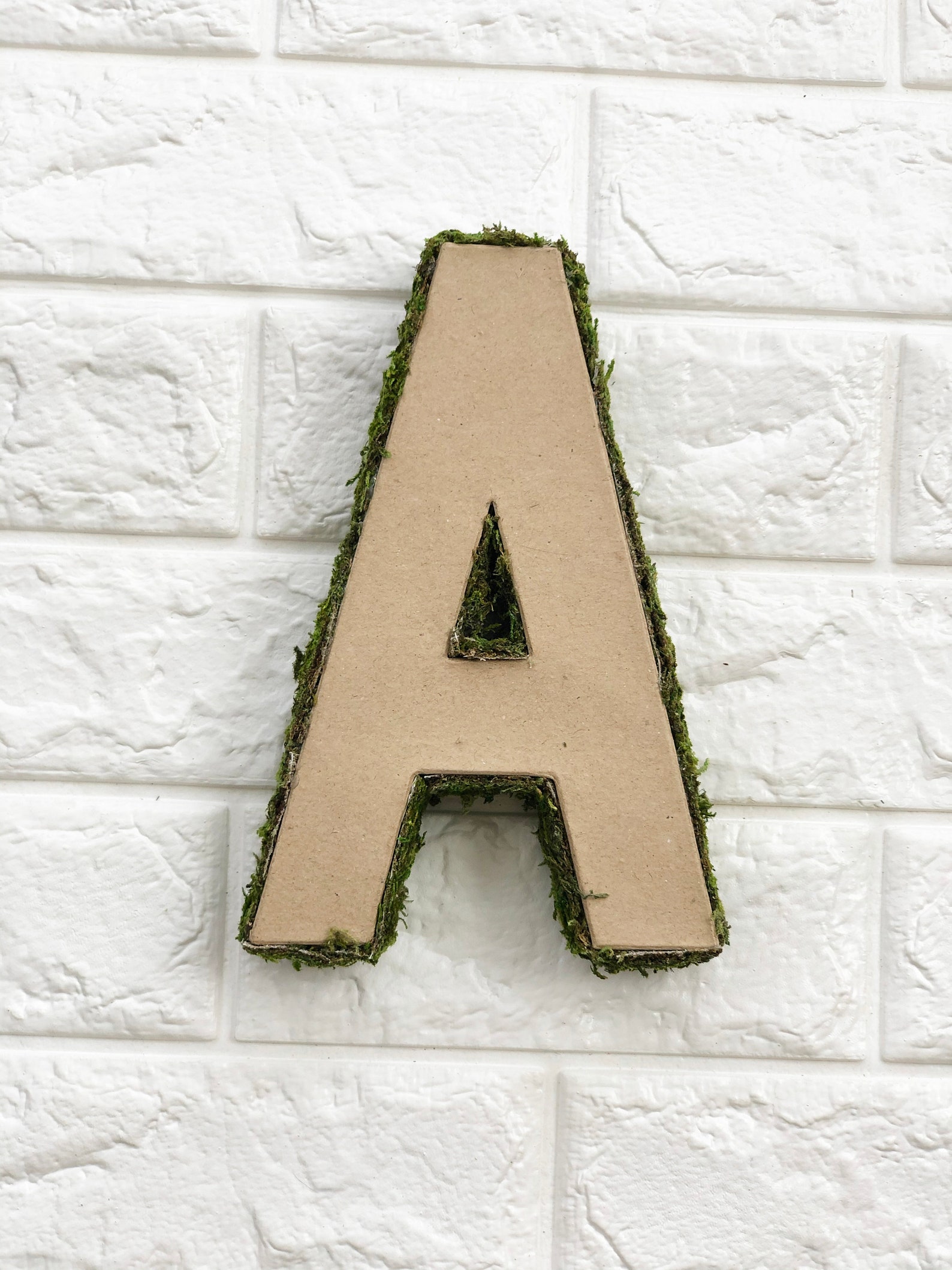 8" Moss Letters, Moss Numbers, Party Decoration, Preserved Moss, Unique ...