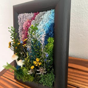 Mushroom Plant Art, Amaranthus, Black Frame - Etsy