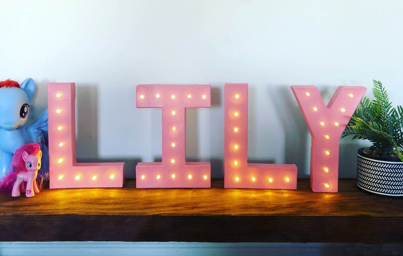 8 Marquee Letter Cardboard Letter Light up Letter | Etsy