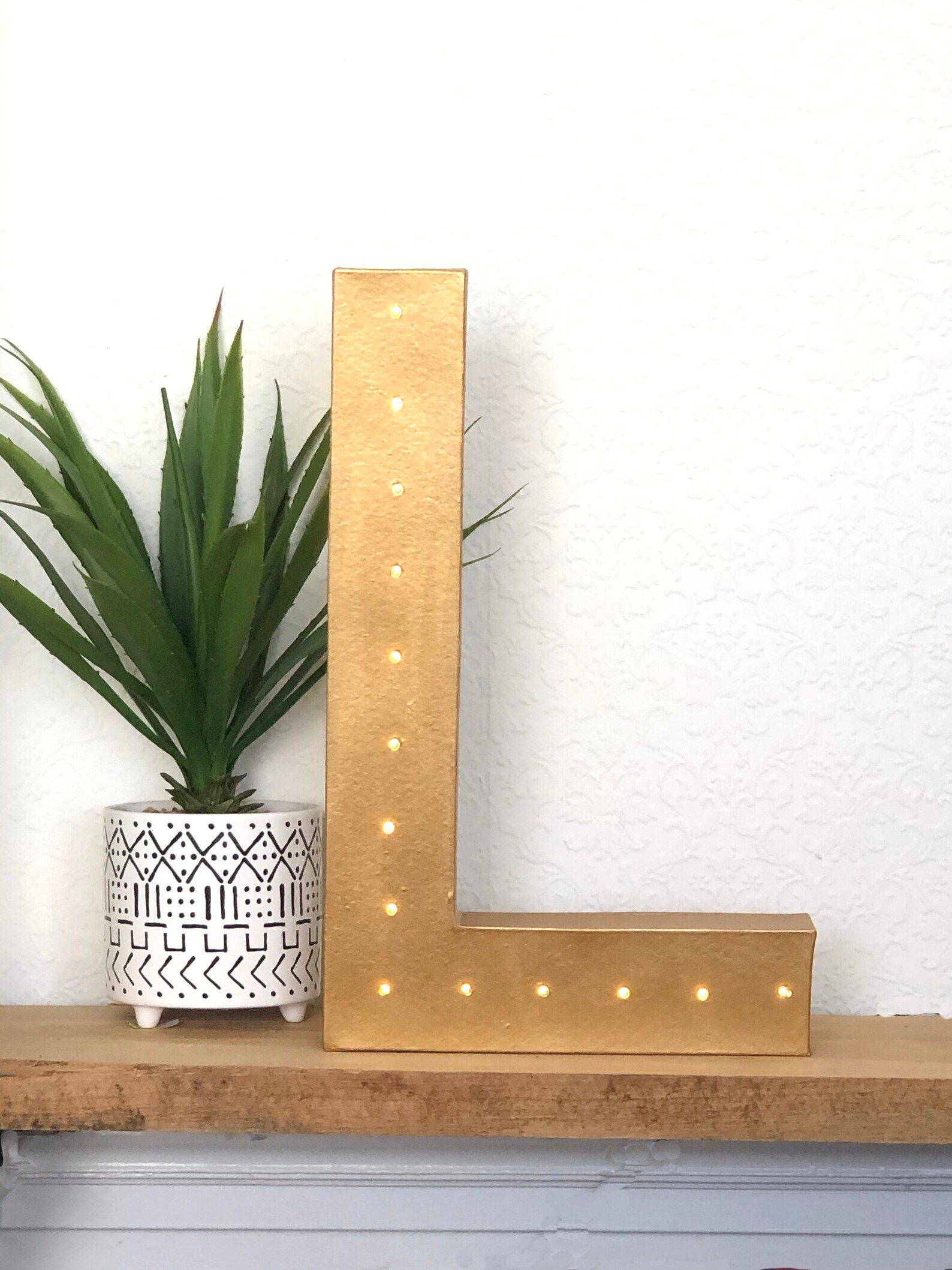 16 Light up Letters Cardboard Letters Birthday | Etsy