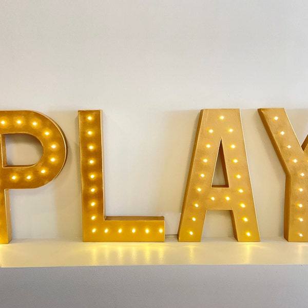 Light up Letters - Etsy