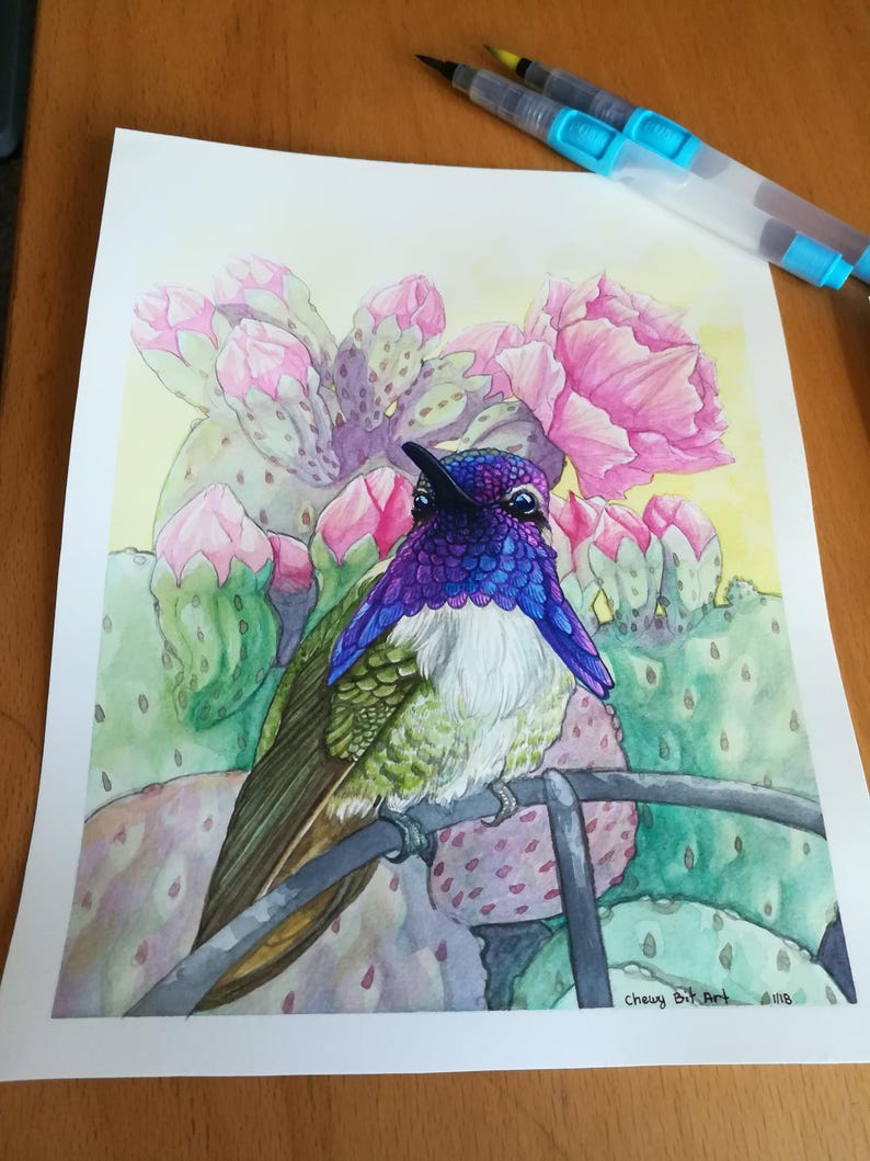 Purple Peep Print - Etsy