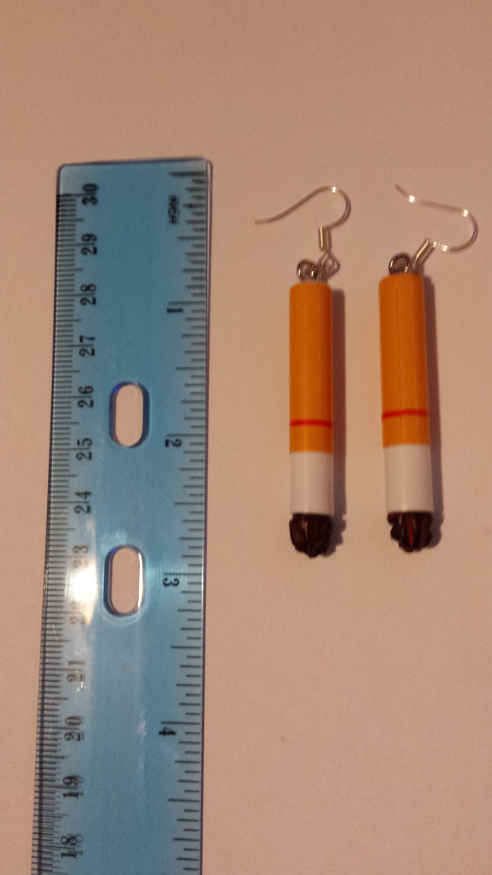 Cigarette Smoking Earrings Dangle Earrings Kitschy Earrings | Etsy