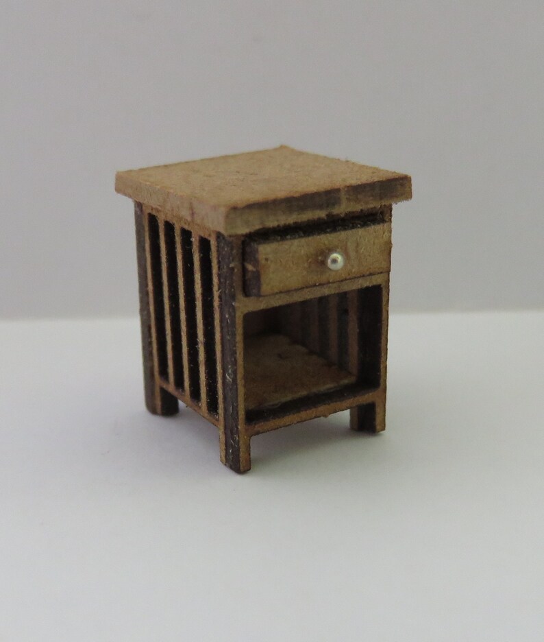 Dollshouse Miniature Quarter Scale 1/48 Night Stand. - Etsy