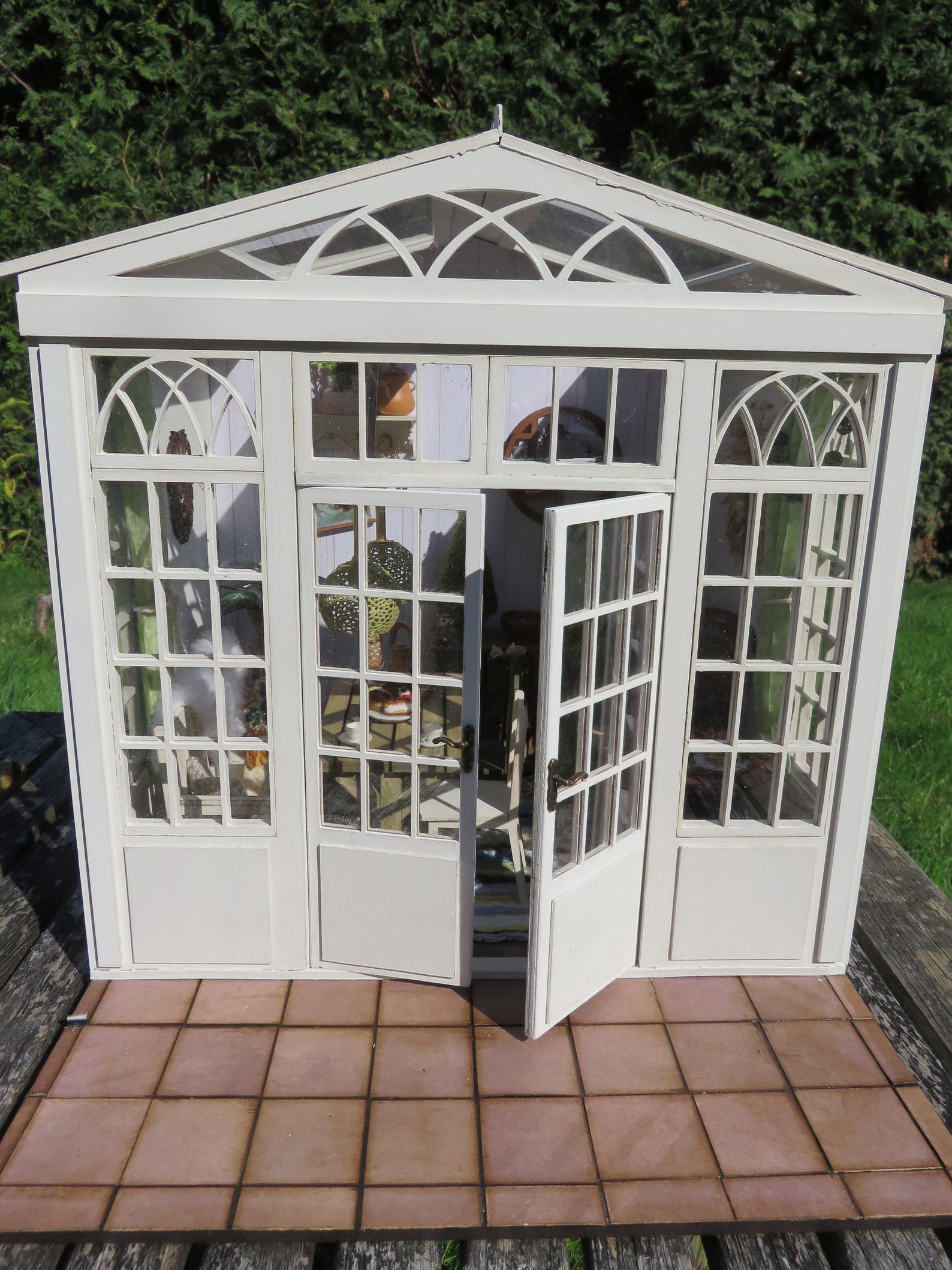 Dollhouse Miniature Conservatory Kit 1/12 One Scale. - Etsy