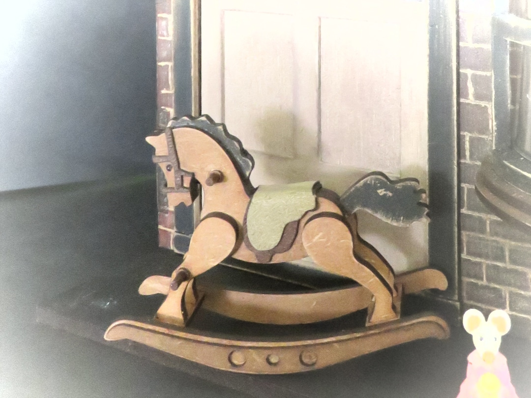 Dollhouse Miniature Rocking Horse KIT 1:12 - Etsy