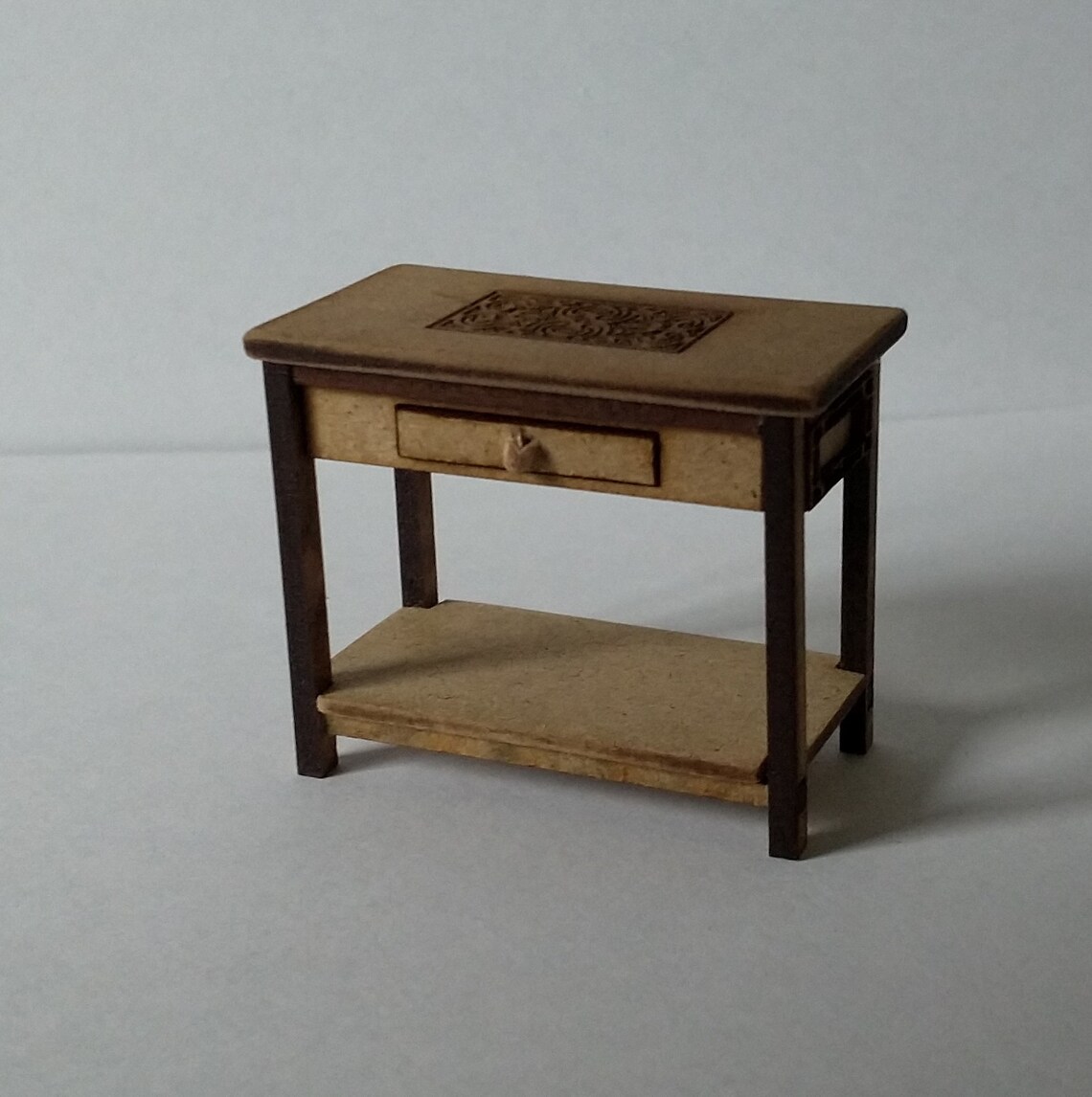 Dollshouse Miniature Side Table Half Scale 1/24 - Etsy