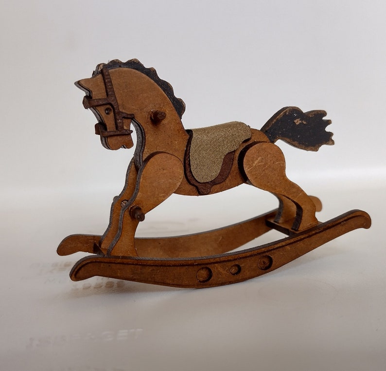 Dollhouse Miniature Rocking Horse KIT 1:12 - Etsy