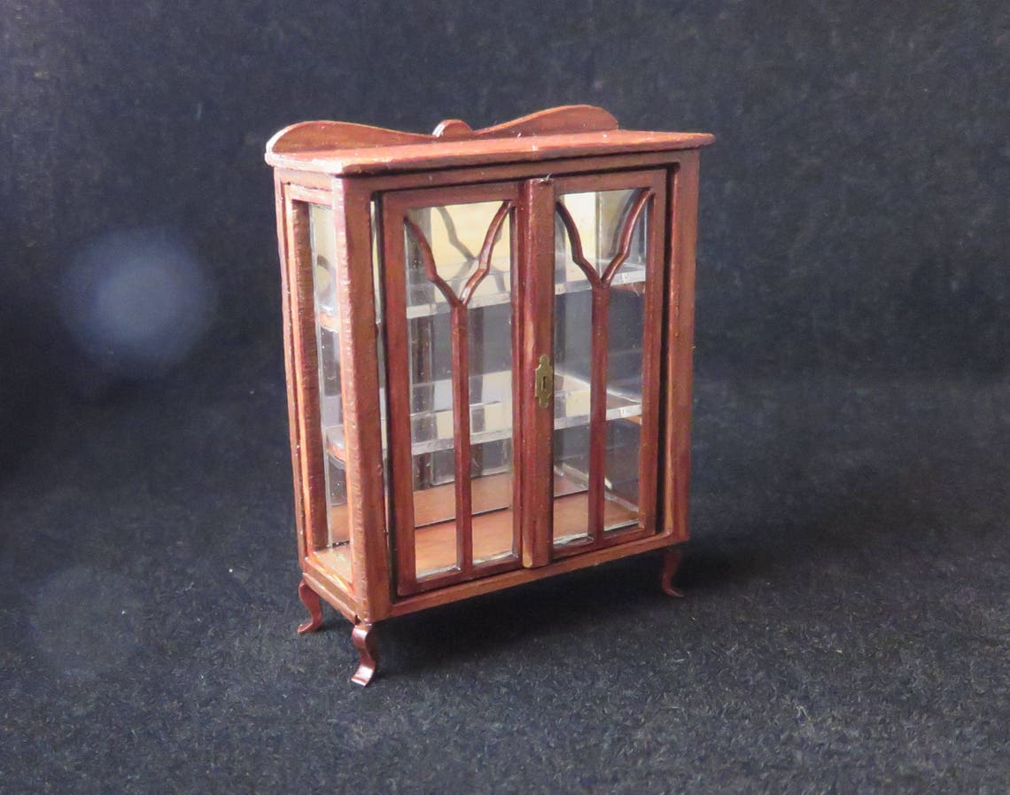 Dollshouse Miniature Art Nouveau Treasury Cabinet Half Scale - Etsy