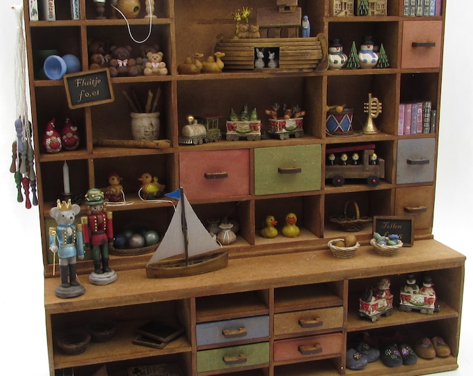 Poppenhuis Miniatuur Pantry1/12 One Scale KIT. - Etsy