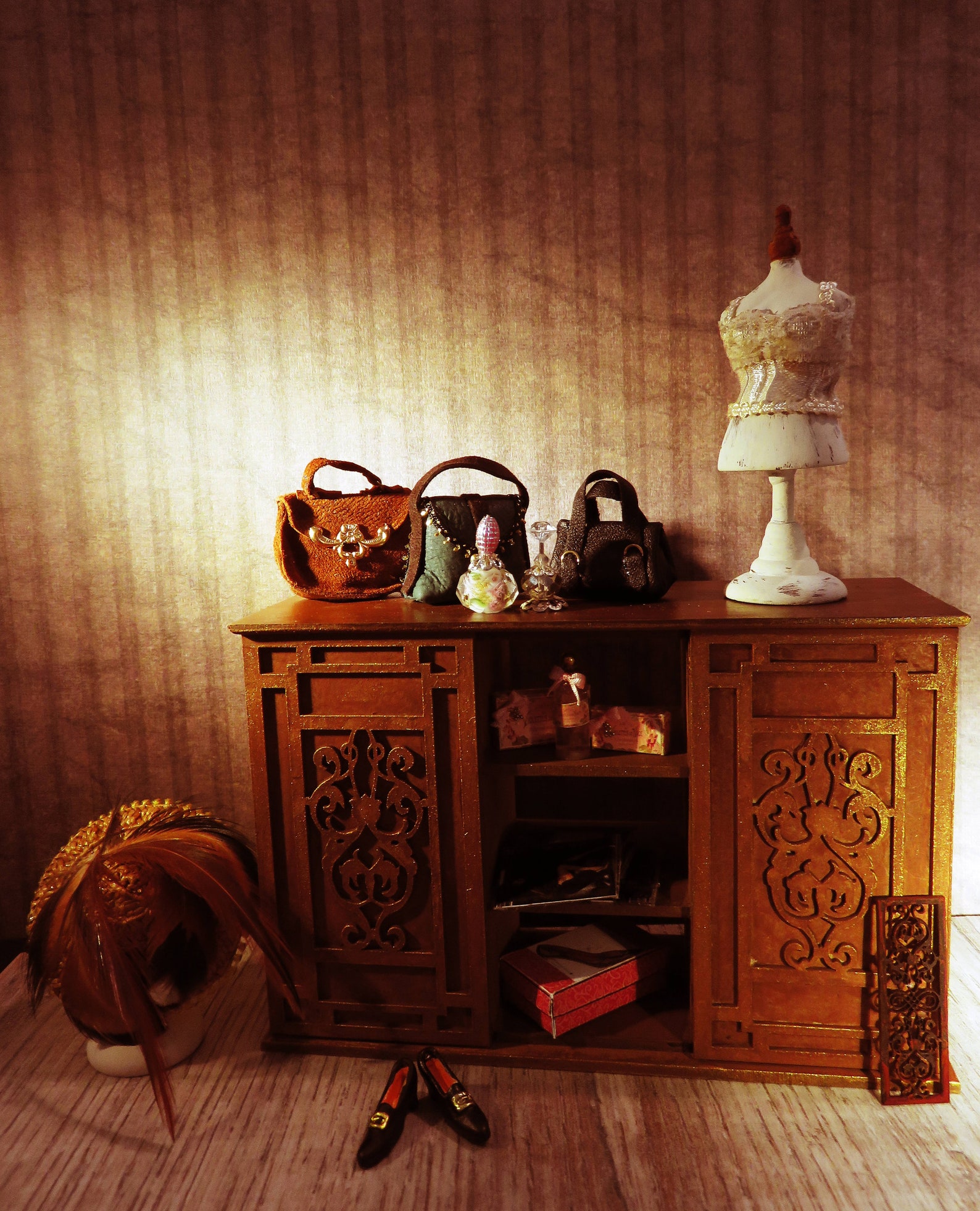 Dollhouse Miniature Counter 1/24 Half Scale in Art Deco Art - Etsy