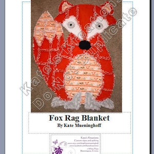 Pattern for Fox Rag Quilt - PDF Version - Etsy