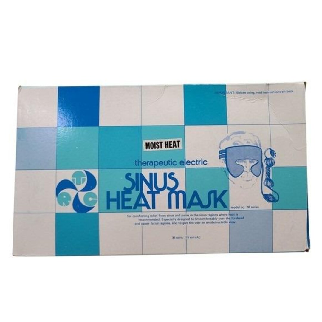 Vintage TRC Therapeutic Electric Sinus Heat Mask Model 70 Moist Heat - Etsy