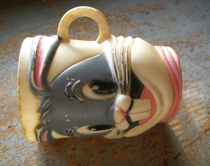 Vintage Cup, Bugs Bunny, Plastic, Old, Rustic Mug, Bugs Bunny Mug - Etsy