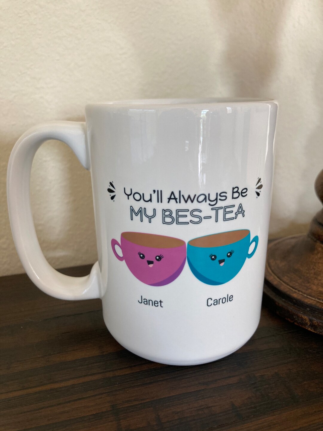 Bes-tea Best Friends Ceramic Mug - Etsy