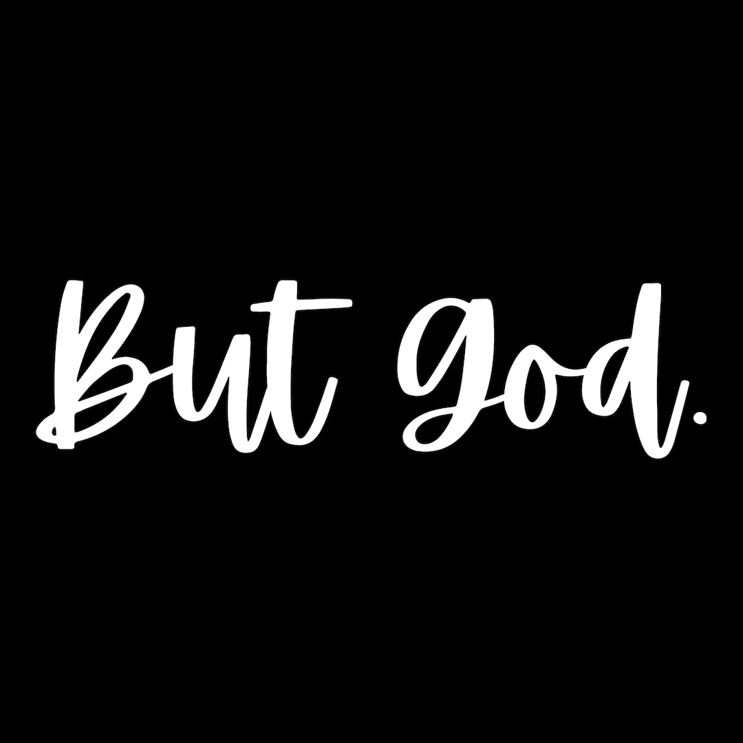 But God Png Black and White, Sublimation, DFT, DIY, Jesus - Etsy