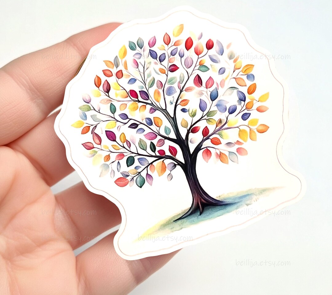 Watercolor Tree of Life Sticker Singles: 2.5 Inches Laptop Decal - Etsy