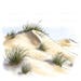 Watercolor Sand Dunes Clipart: Beach Landscape Backdrops (JPG Digital ...