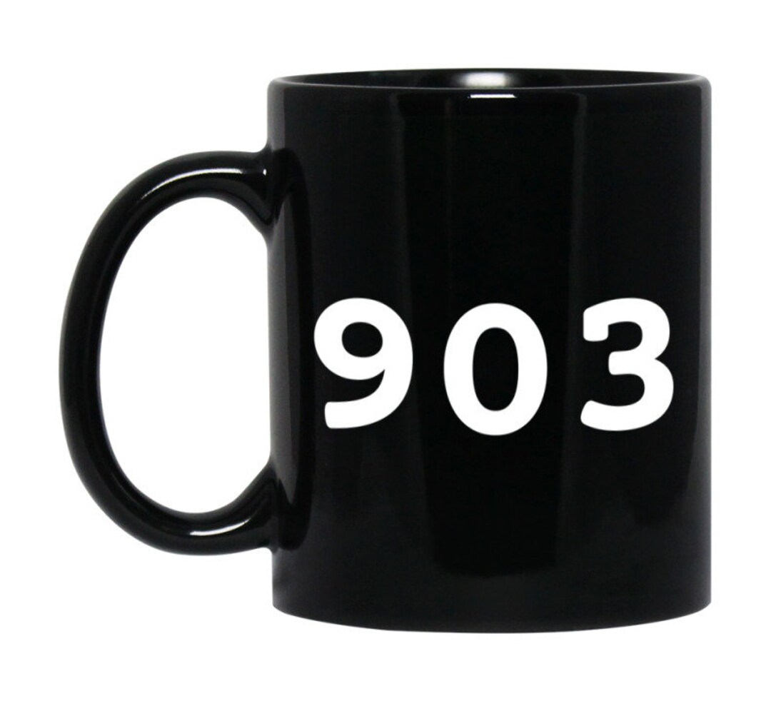 Area Code 903 Black 11oz Mug - Etsy