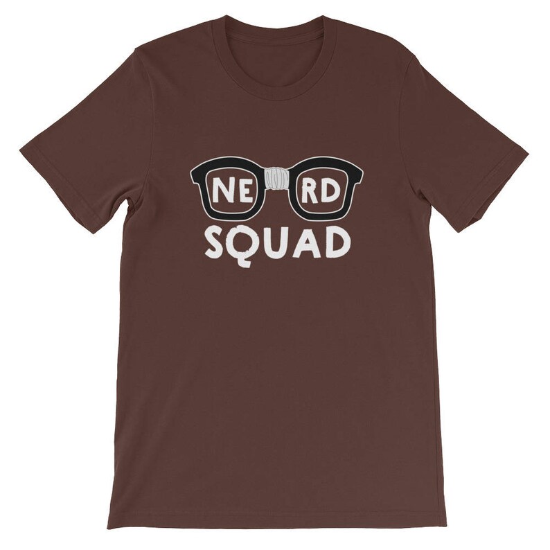 Nerd Squad T Shirt Nerdy Friends Video Games Computers Science Etsy