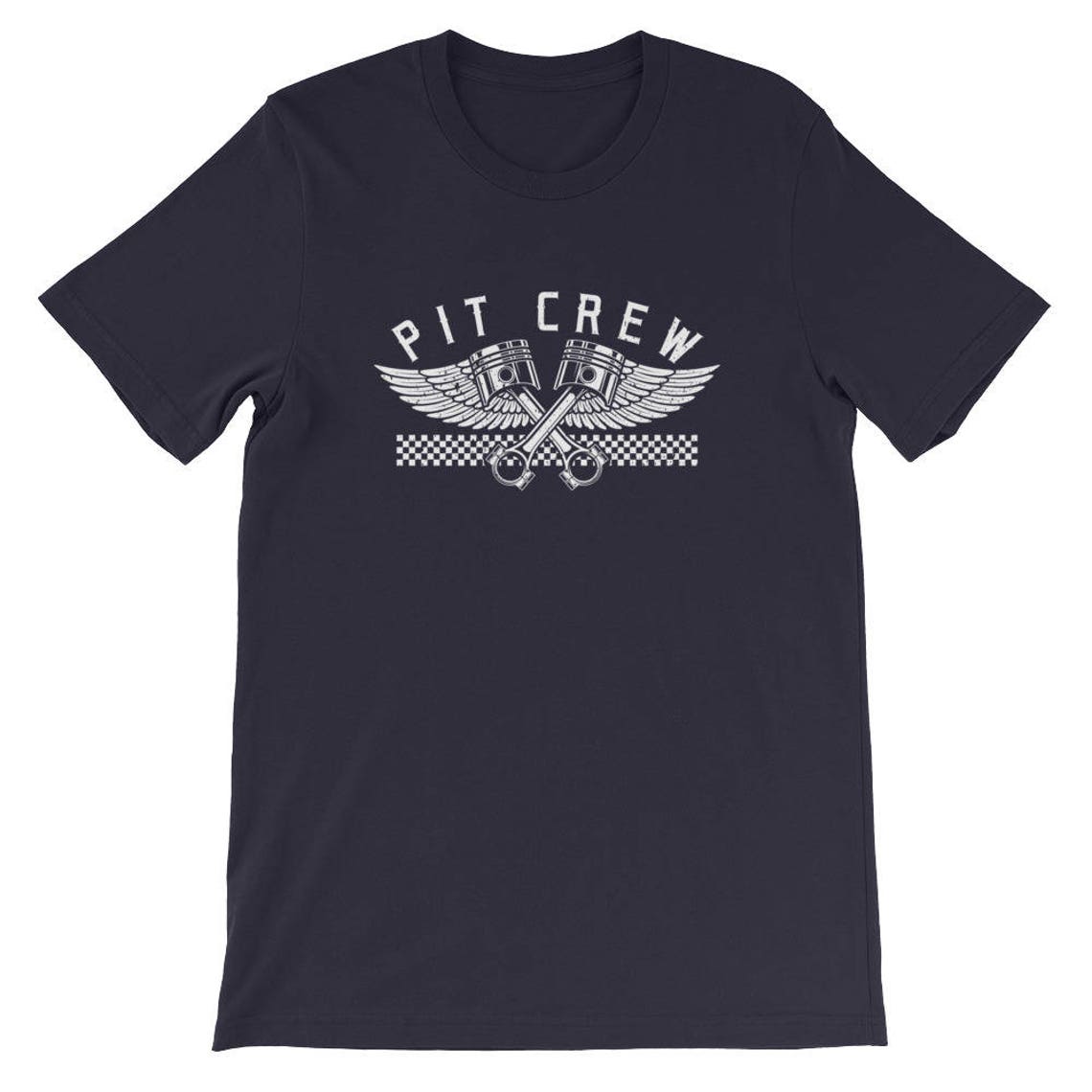 Pit Crew Race Car Driving Short-sleeve Unisex T-shirt Angel Wings Tee ...