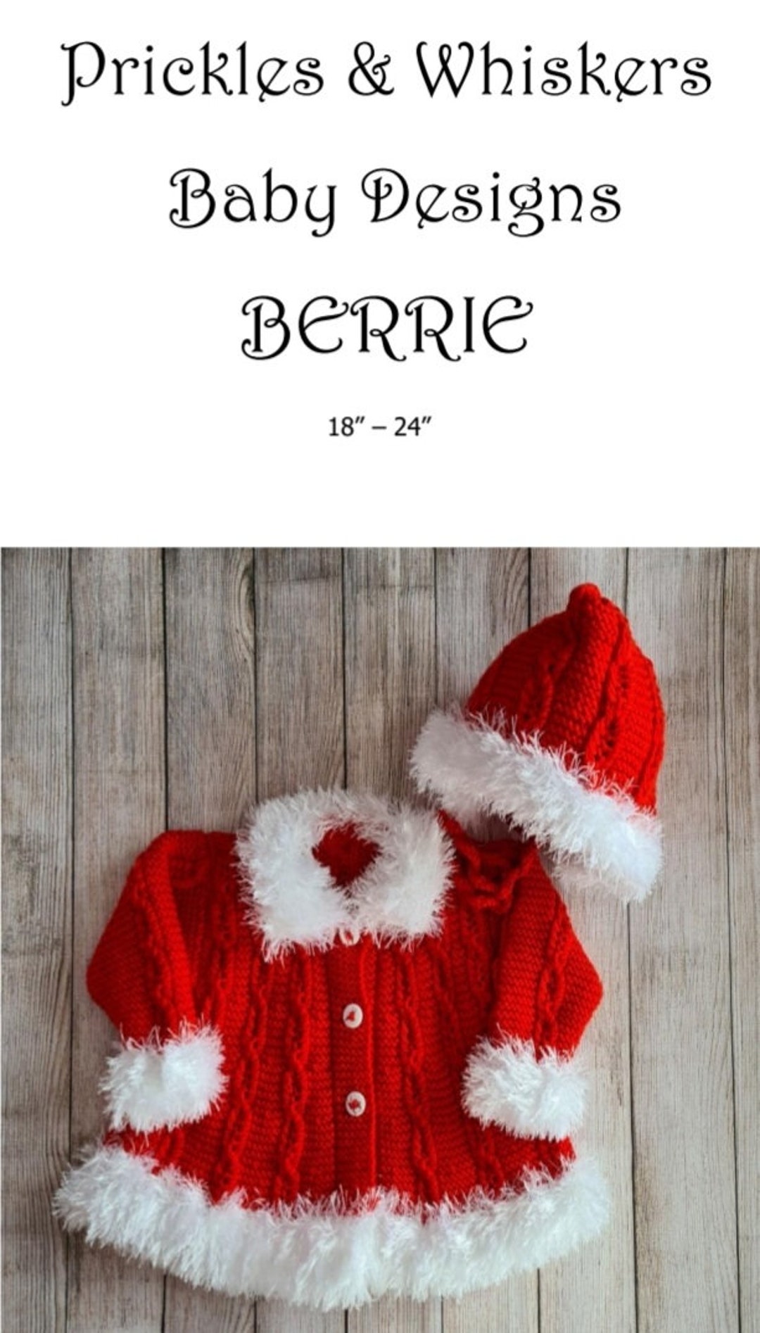 BERRIE: Baby Girl Christmas Knitting Pattern Pdf Baby Jacket - Etsy