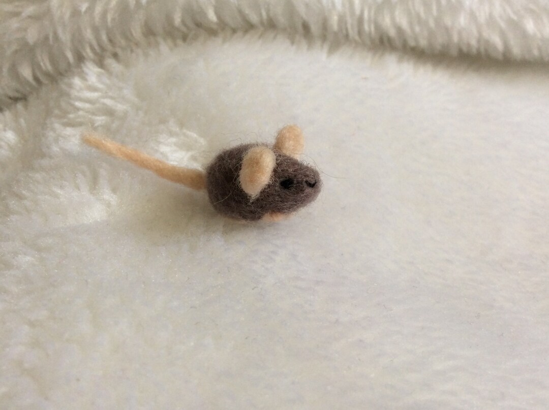 Micro Mouse Needlefelted Miniature Dollhouse Mice - Etsy
