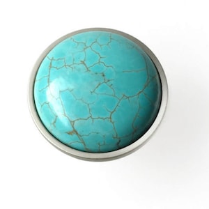 Turquoise Knob Cabinet Knob Drawer Knob Vanity Knobs Turquoise Dresser ...