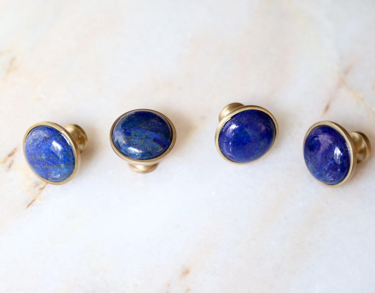Lapis Knob Blue Dresser Knob Blue Cabinet Knob Lapis - Etsy