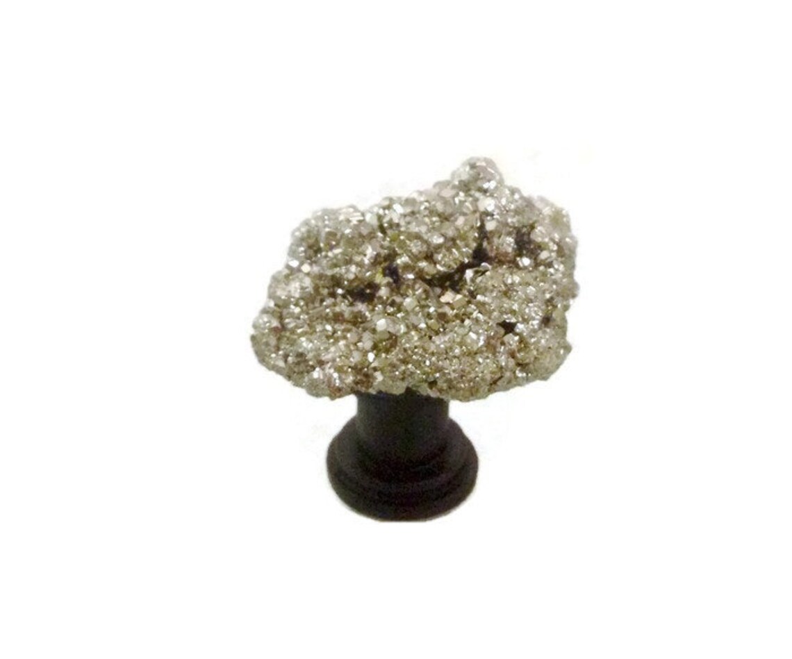 Gold Geode Knob Pyrite Cabinet Knob Gold Geode Pull Gold - Etsy