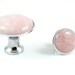 Rose Quartz Decor Large Rose Quartz Crystal Knob Furniture Hardware Custom Decorative Knobs ...