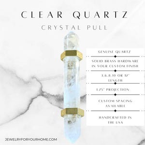 Cabinet Hardware Unique Clear Drawer Pull Modern Knobs and Pulls Quartz Crystal Closet Handle ...