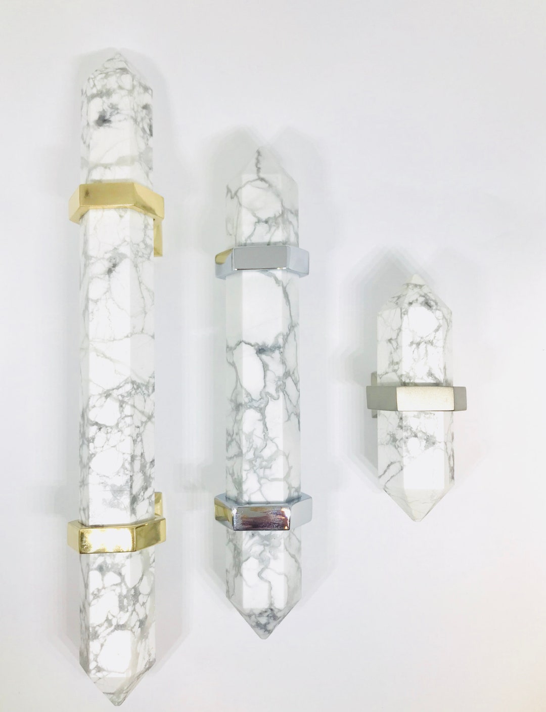 Marble Cabinet Pulls Marble Cabinet Hardware Marble Decor Marble ...