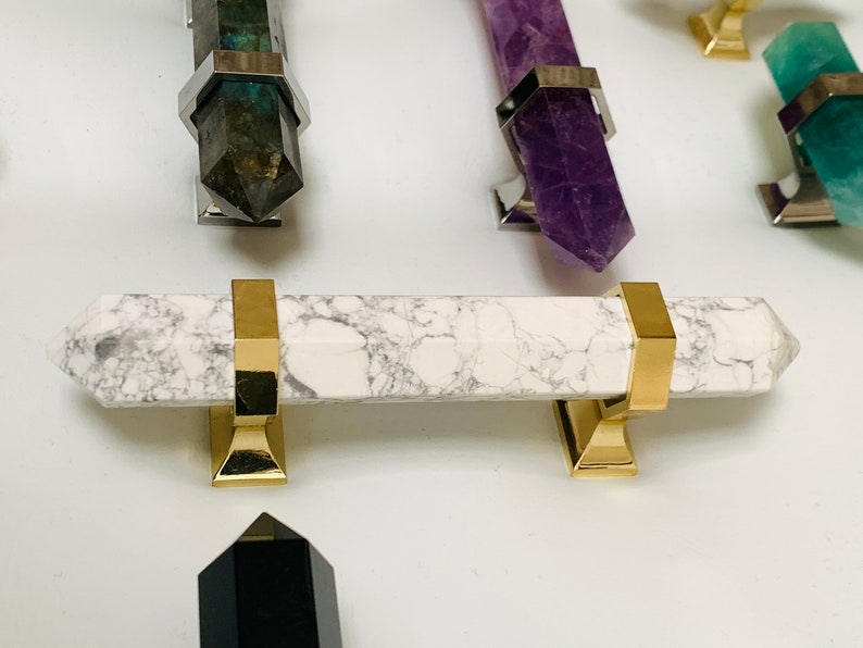 Marble Cabinet Pulls Marble Cabinet Hardware Marble Decor - Etsy