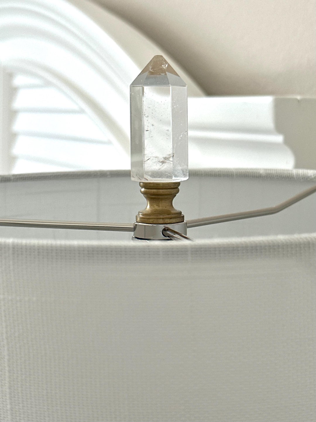 Crystal Quartz Lamp Finial Luxury Lighting Ideas Decorative Lamp ...