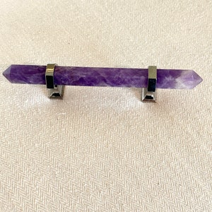 Amethyst Crystal Handle Decorative Knobs Unique Cabinet Knobs Dresser Handles Kitchen Handles ...