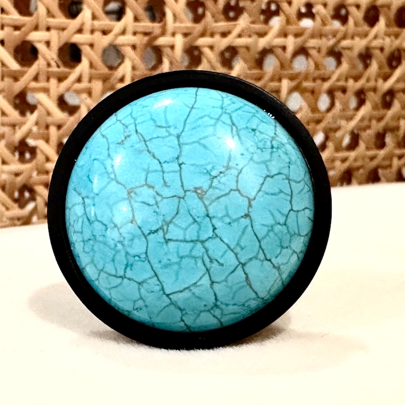 Turquoise Knob - Etsy