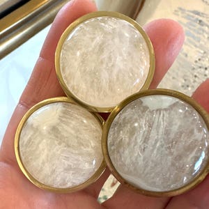 Quartz Knob Clear Knob Crystal Drawer Knob Clear Crystal Knob White Crystal Knob Luxury Home ...