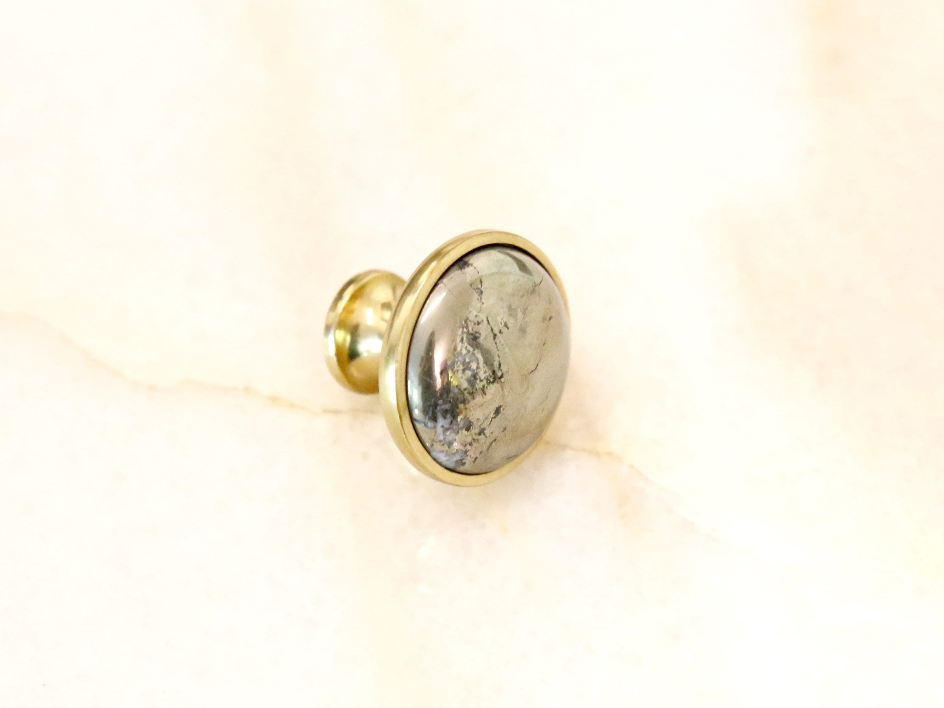 Pyrite Dresser Knob