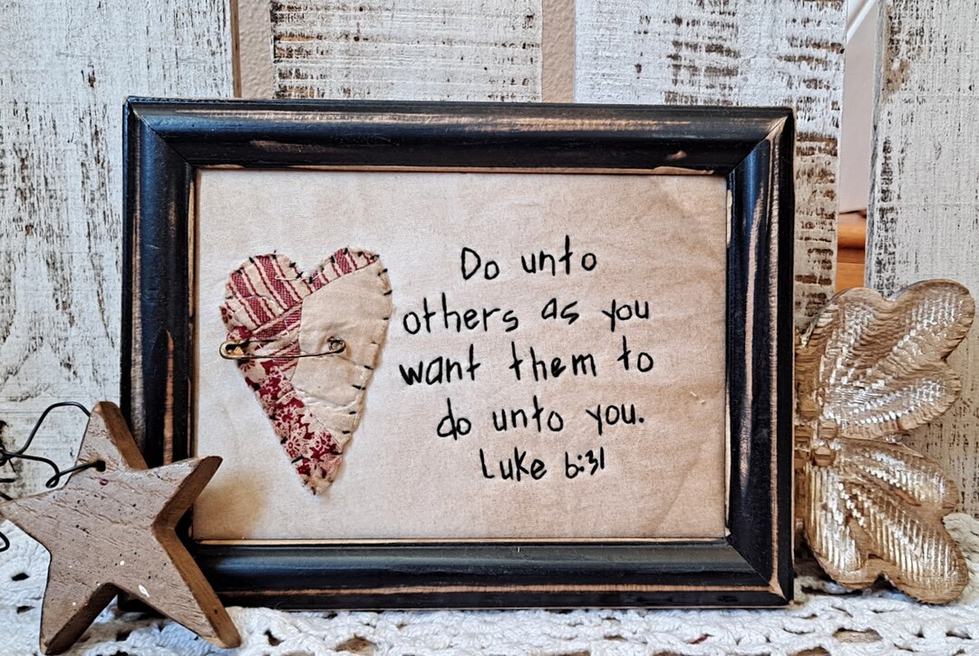Do Unto Others, Luke 6:31, Bible Verse, Christian Ministry Gift ...