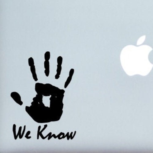 Skyrim Inspired We Know Vinyl Decal Dark Brotherhood Sticker - Etsy