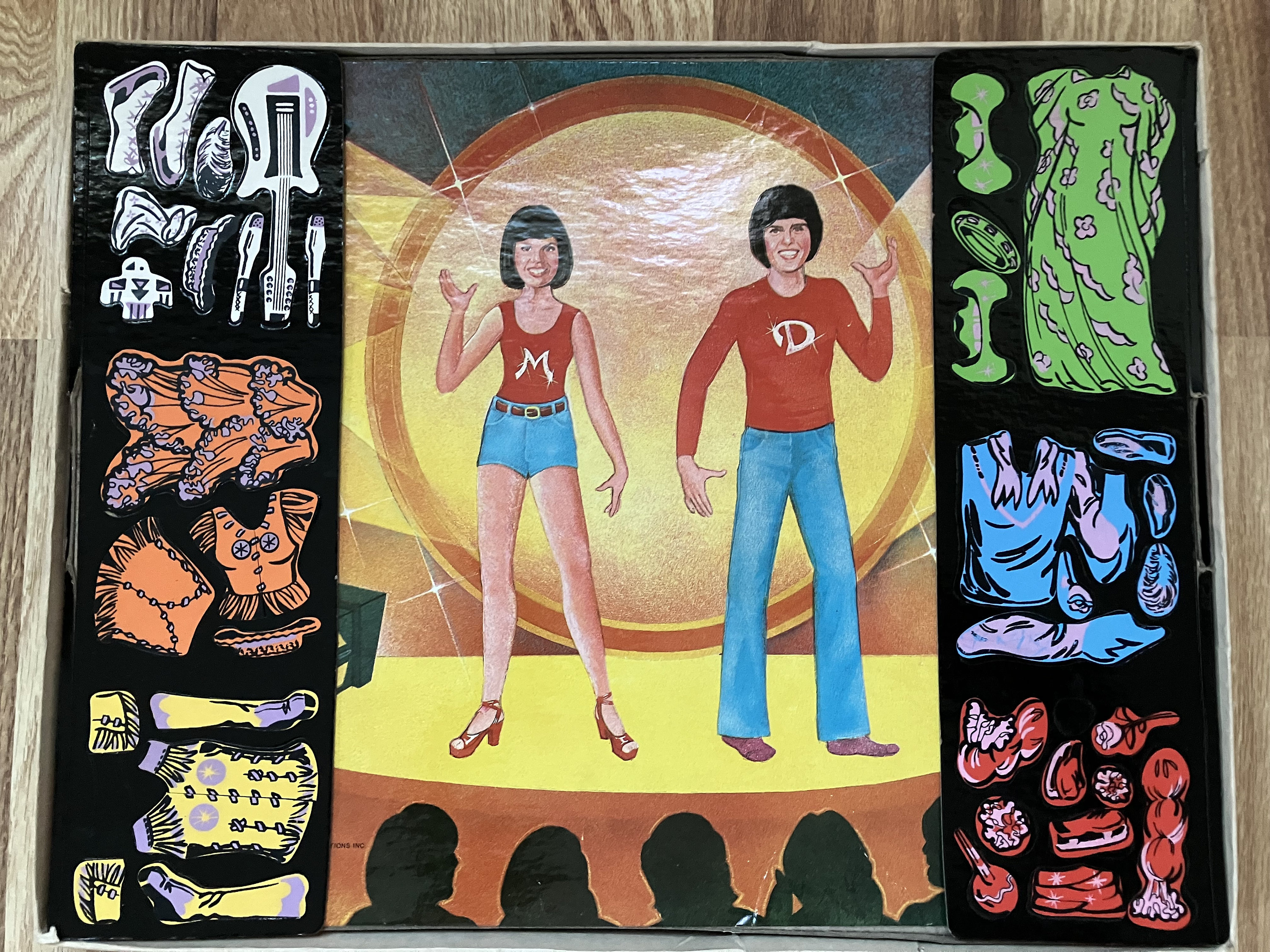 Vintage 1970s Donnie and Marie Osmond Colorforms Dress-up Set - Etsy