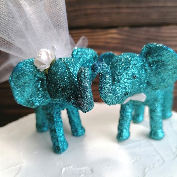 Blue Elephant Cake - Etsy