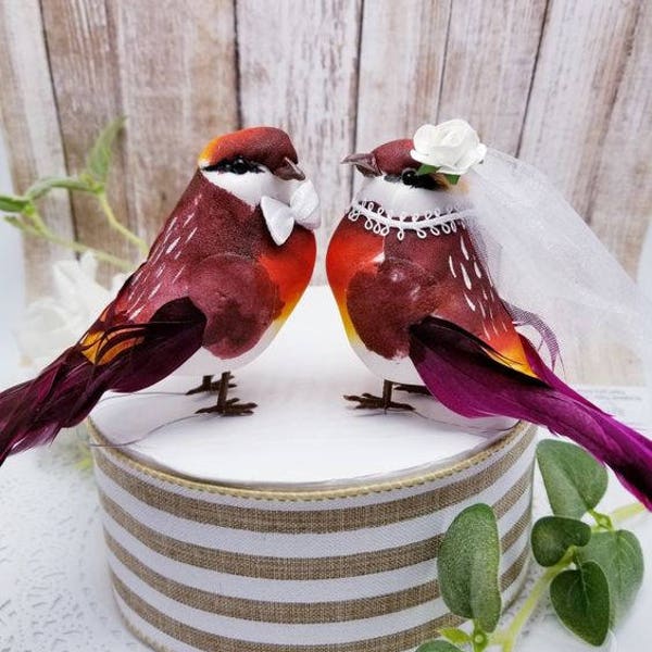 Bird Wedding Cake Topper - Etsy