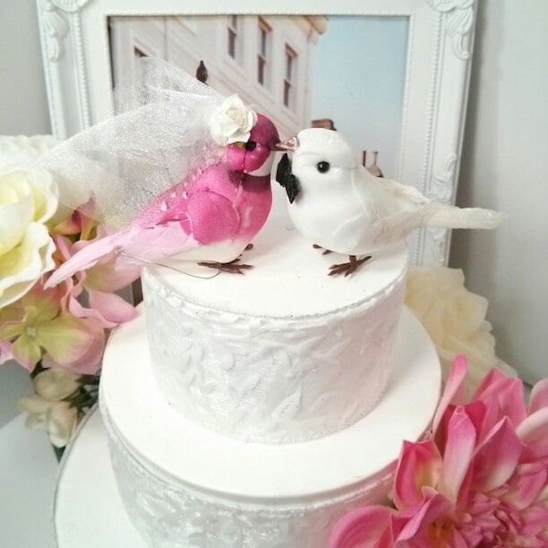 Bird Wedding Cake Topper - Etsy