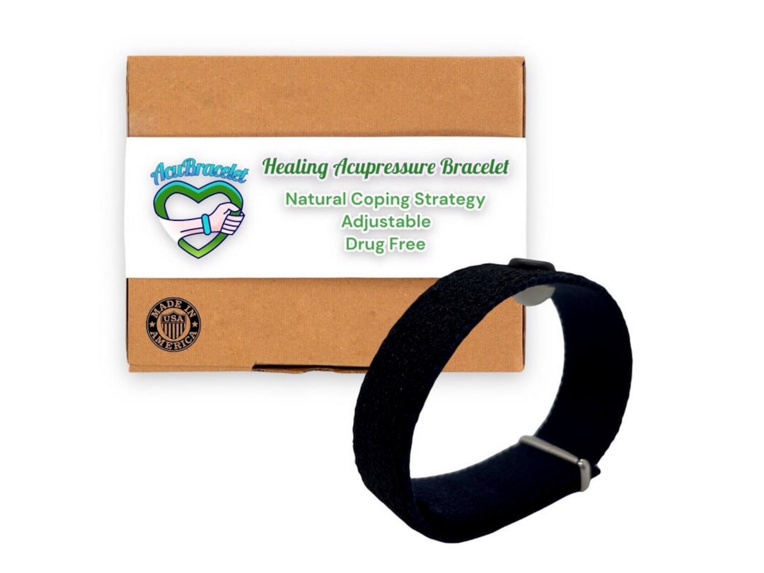 Healing Acupressure Bracelet-adjustable Calming Band-vertigo-mood ...
