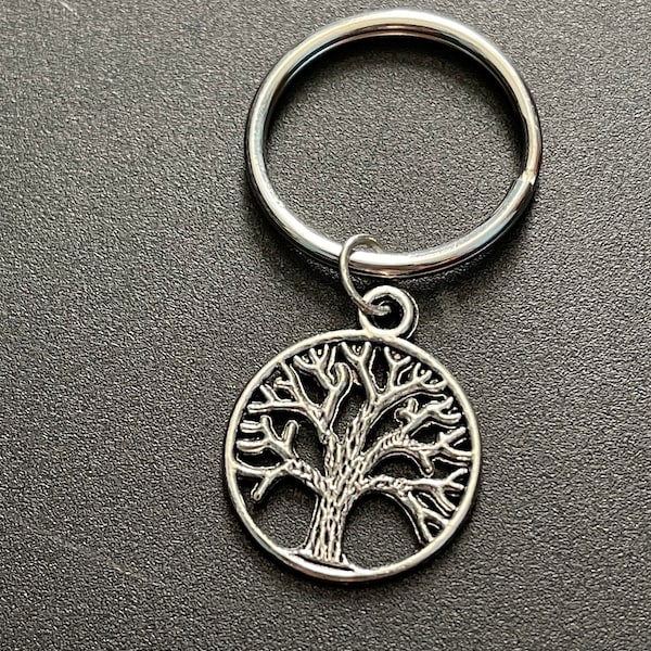 Tree Keychain - Etsy